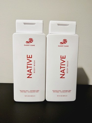 Native CANDY CANE Scent Body Wash 18 fl oz LIMITED EDITION Lot Of 2 | eBay