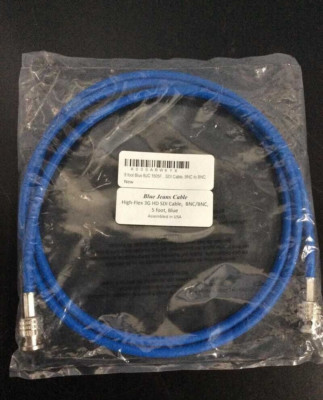 2 X Blue BJC High-Flex 3G/6G HD SDI Patch Cable (Belden 1505F), BNC to ...