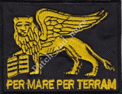 [Patch] SAN MARCO PER MARE PER TERRA LEONE cm8x6 toppa ricamo ...