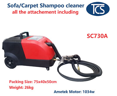 TCS New Upholstery Carpet Cleaner Shampoo Machine Car Detailing Wet ...