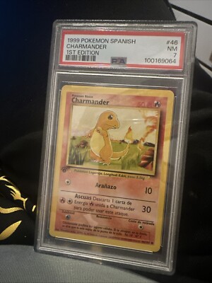 1999 Pokemon Spanish 1st Edition Charmander #46 PSA 7 | eBay