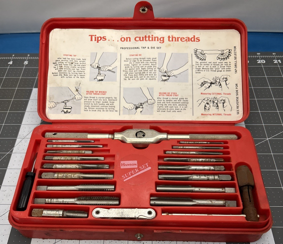Hanson Tap & Die Super Set USA Tools | eBay