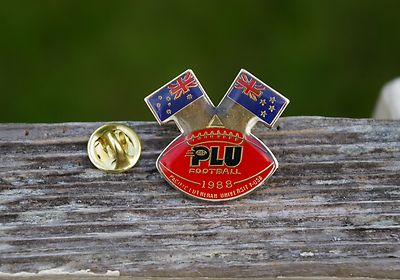 PLU Football 1988 Pacific Lutheran University USA Metal & Enamel Pin ...