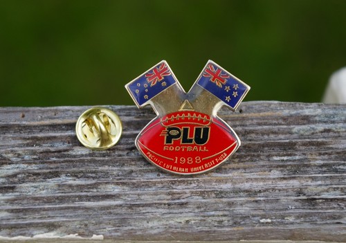 PLU Football 1988 Pacific Lutheran University USA Metal & Enamel Pin ...