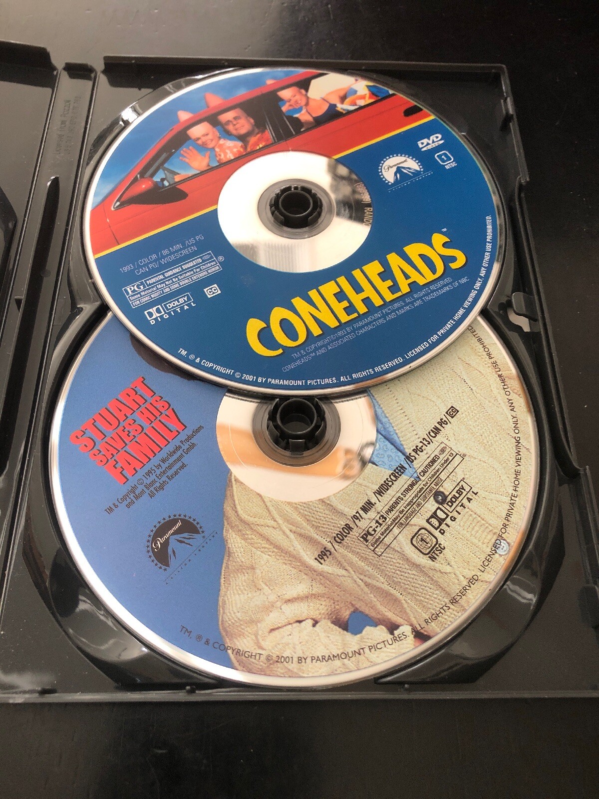 Waynes World/Coneheads/Stuart Saves His Family (DVD, 2007, 3-Disc Set ...