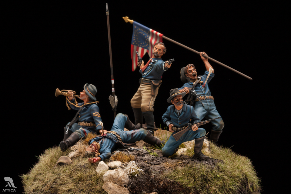 George Custer Battle of Little Bighorn Painted Tin Toy Soldier Pre-Sale ...