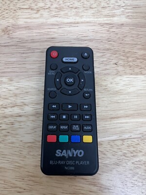 Sanyo NC088 NC092 NC097 Replace Remote Control Fit for Blu-ray Disc DVD ...