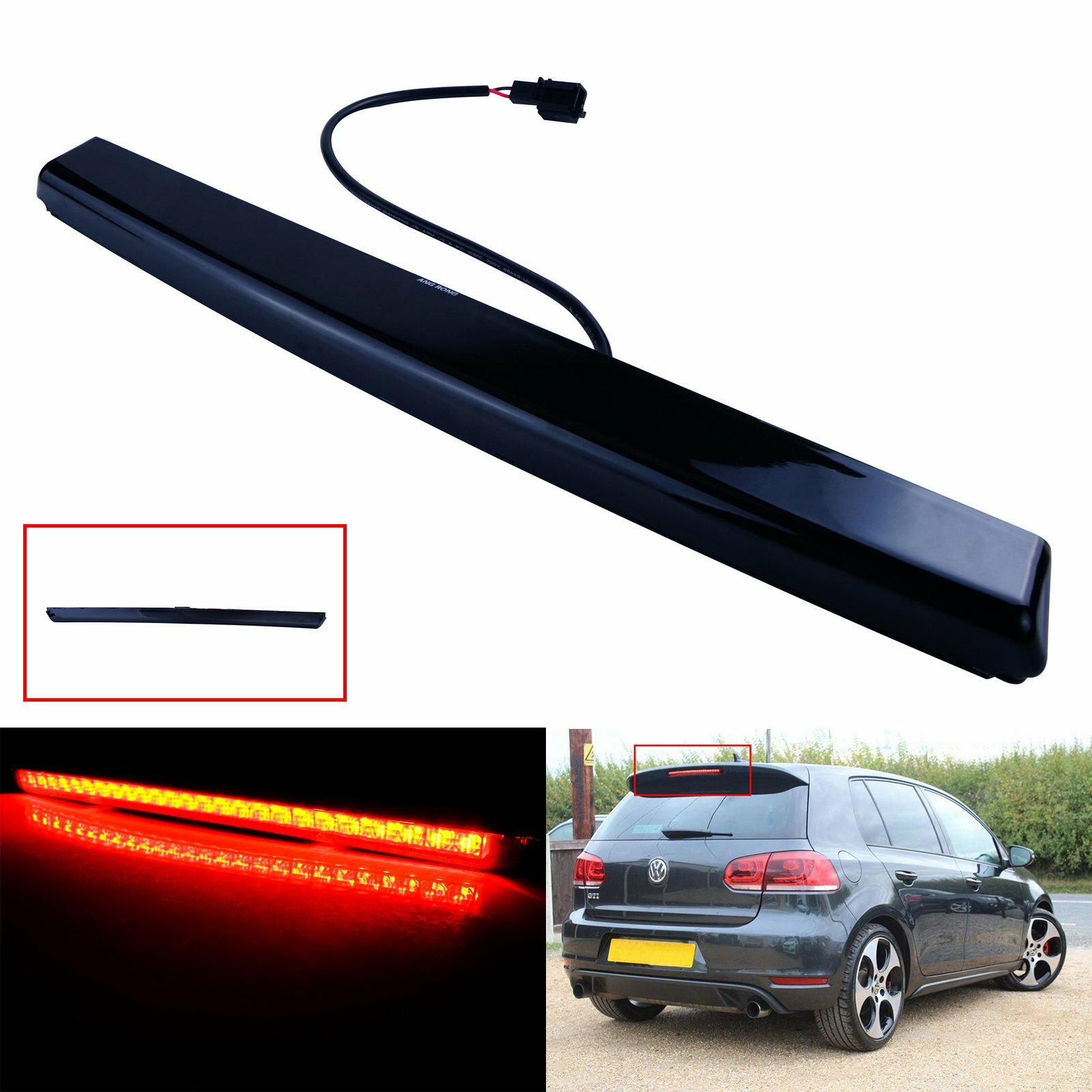 LED Rear High Level Brake Light Fit VW Passat Variant Golf MK5 GTI Polo ...