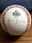 DONNIE ECKER 2 SIGNED AUTOGRAPHED 2023 WORLD SERIES BASEBALL! Rangers ...