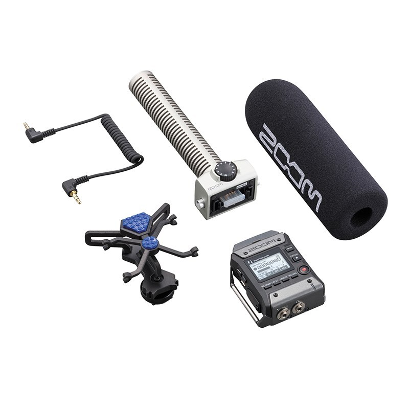 ZOOM Field Recorder Shotgun Mic Portable Digital Handy Recorder F1-SP ...