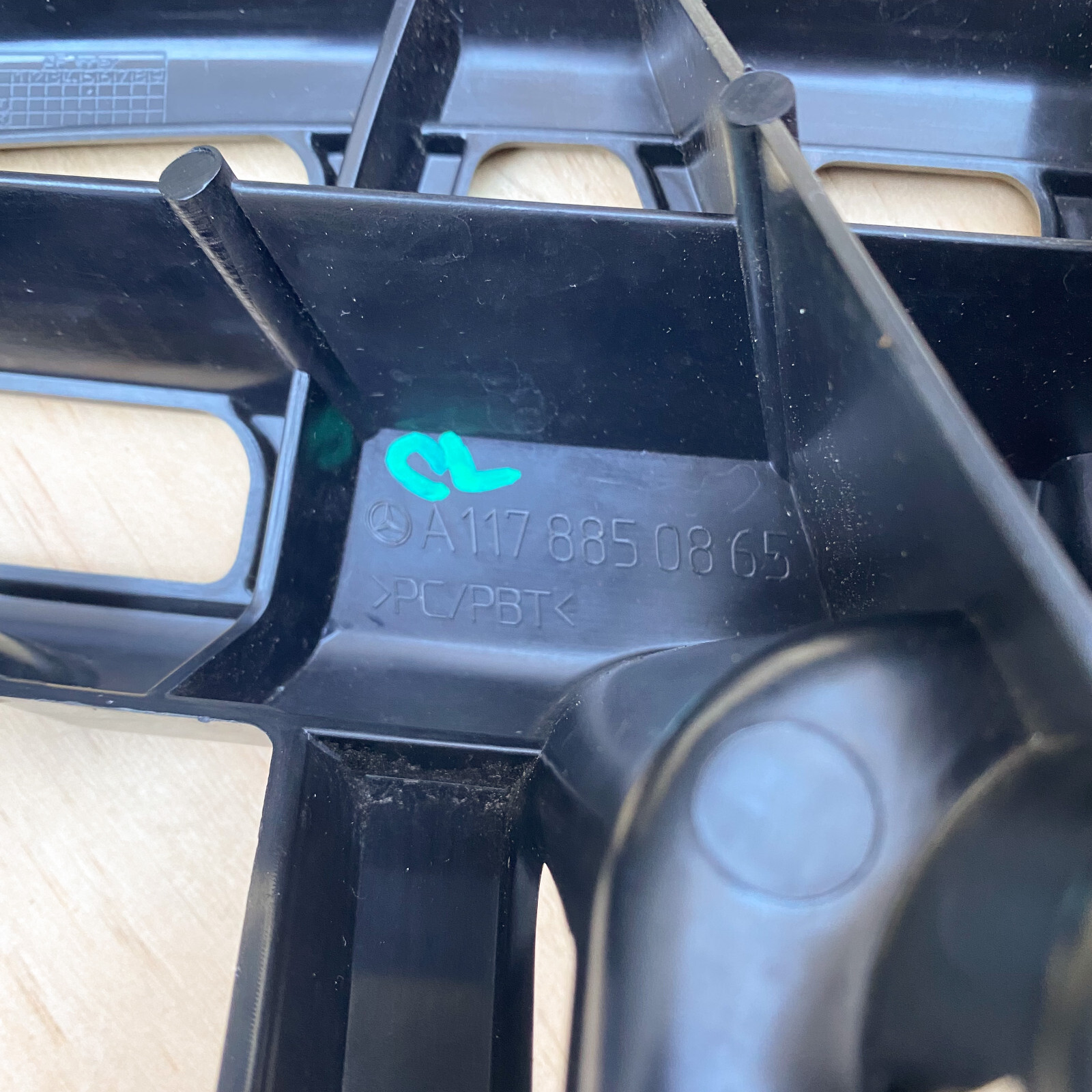 Genuine Mercedes OEM right rear bumper carrier bracket frame ...