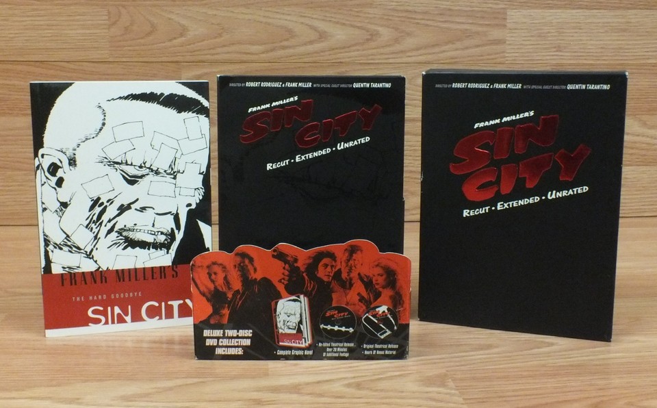 Sin City (DVD, 2005, Recut / Extended / Unrated) Bruce Willis ...