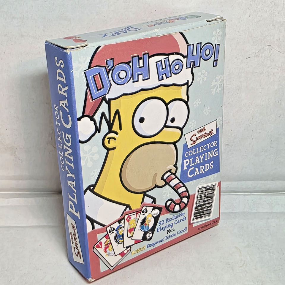 The Simpsons "D'oh Ho Ho" Christmas-Themed Playing Cards 2002 | eBay