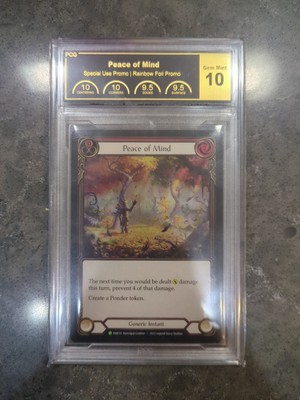 Peace of Mind Red Rainbow Foil Team Covenant Promo PCG GEM MINT 10 | eBay