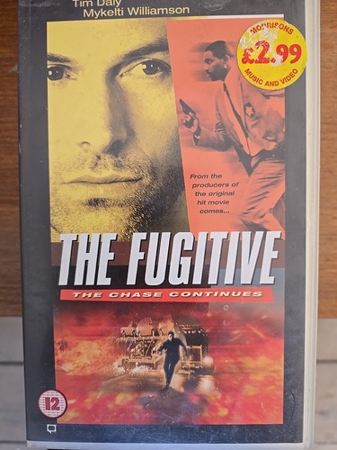 The Fugitive - The Chase Continues VHS Big Box Ex Video | eBay
