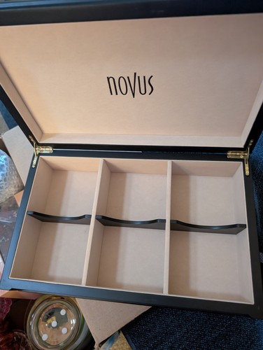 Novus Wooden Variety Tea Chest Mahogany. (Box Only) | eBay