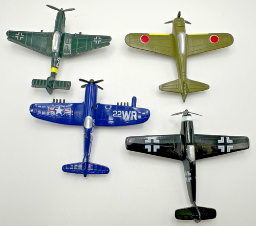 Dyna Flites die cast model planes - lot of 4 - Messerschmitt, Junkers ...