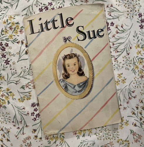 Vintage Little Sue Saalfield Publishing 1948 Small Paper Book Booklet ...