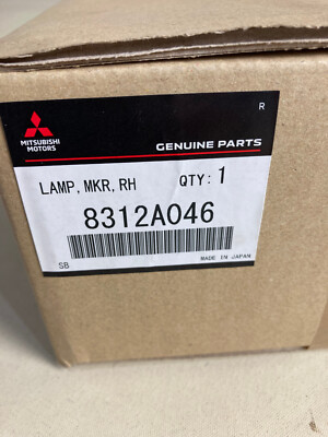 GENUINE MITSUBISHI OEM 8312A046 Lamp Assy Side Marker RH 16-17 Lancer ...