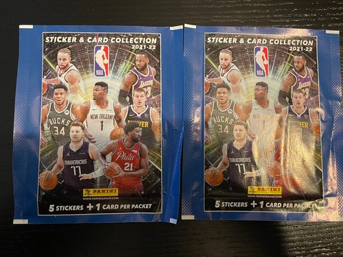 NBA Stickers & Card 2021 2022 50 Bags Panini Figures From Box V ...