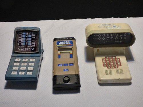 Old Game Consoles: COMP IV; Blockbuster Microvision; and Scrabble ...