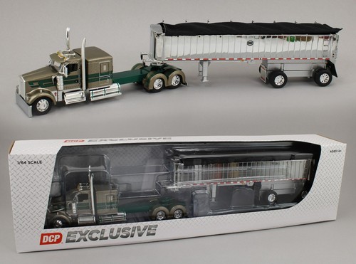 DCP 1:64 *D&D HAULING & EXCAVATING* Kenworth W900L CHROME MAC COAL End ...