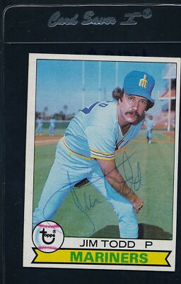 1979 Topps #103 Jim Todd Mariners Signed Auto *48286 | eBay