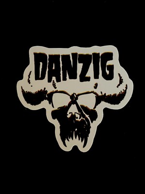 Danzig Logo Sticker Iconic 80s Rock Metal Band Misfits NJ for Laptops ...
