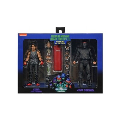 NECA Teenage Mutant Ninja Turtles Keno & Foot ClanFigures Secret Of The ...