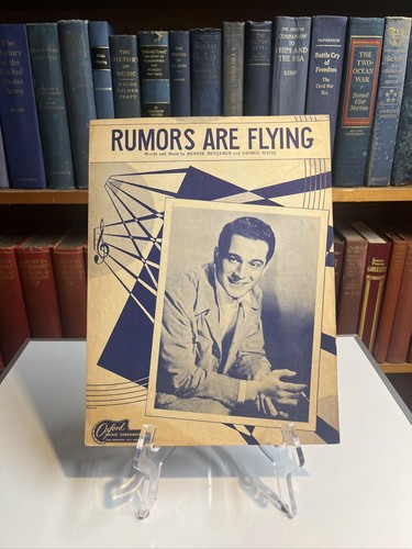 Rumors Are Flying 1946 By Bennie Benjamin & George Weiss Sheet Music ...