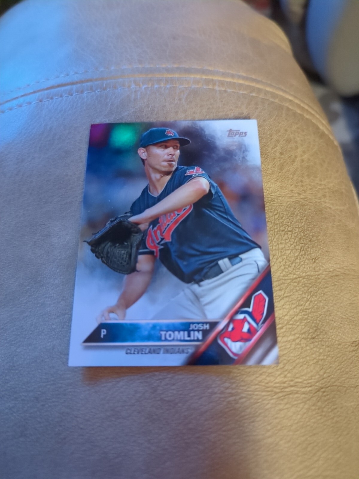 2016 Topps Series 2 Josh Tomlin Rainbow Foil Baseball Card #693 Indians ...