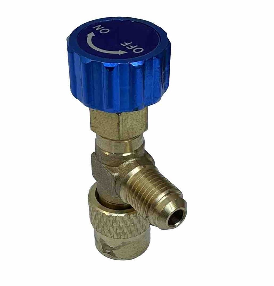 Refrigerant HVAC 1/4" Charging Refilling Safety Valve Adapter For Mini ...