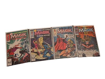 MAGIK FULL VINTAGE MARVEL MINI SERIES 1-4 **FIRST APPEARANCE OF MAGIK ...