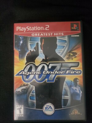 Agent Under Fire James Bond 007 Cover, Game, and Instructions 2002) PS2 ...