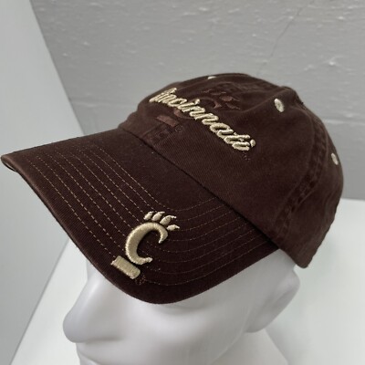 CINCINNATI BEARCATS Hat Cap Strap Back Metal Clasp Adjustable Brown ...