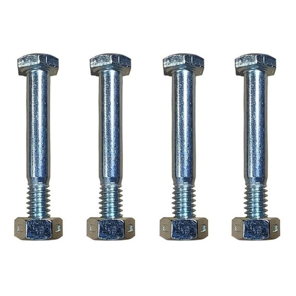 4 Shear Pins & Nuts 1-3/4"x 1/4" for Ariens Fits John Deere Snowblower ...