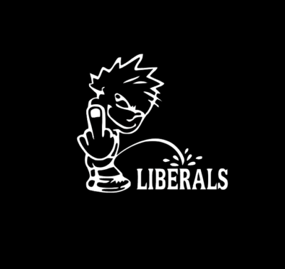 Calvin Pee On Liberals Funny DieCut Vinyl Window Decal Sticker Car ...