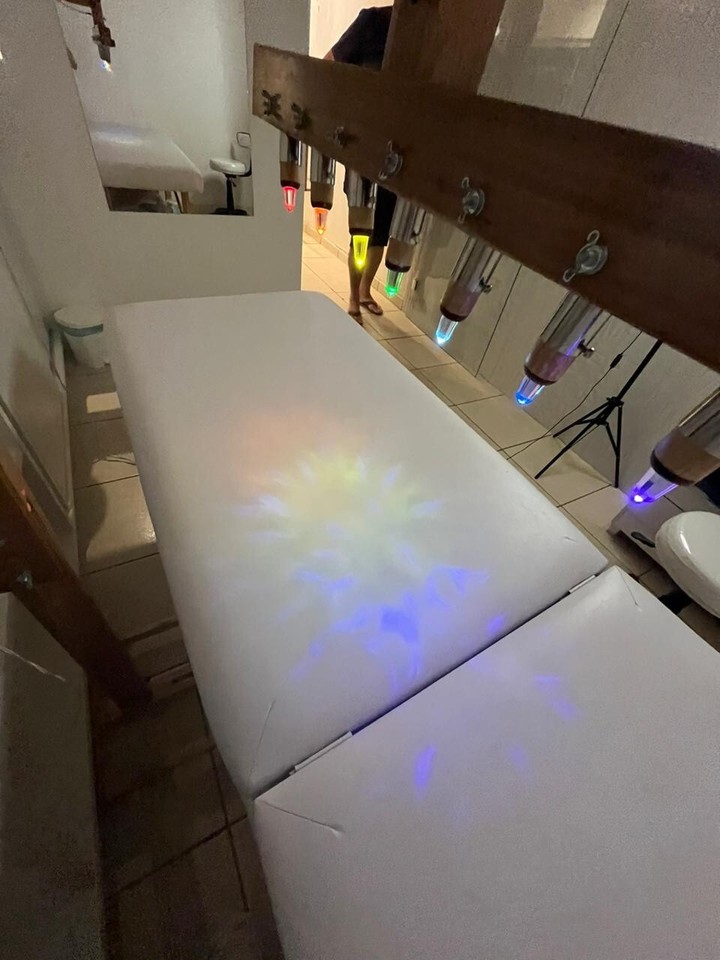 Crystal Light Bed BioPhoton Chromotherapy Color Therapy Quartz ...