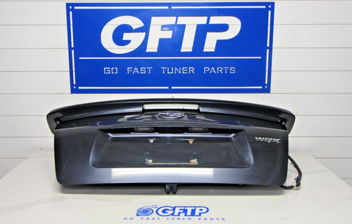 08-14 SUBARU WRX SEDAN OEM TRUNK DECK LID W/ LOW PROFILE WING SPOILER ...