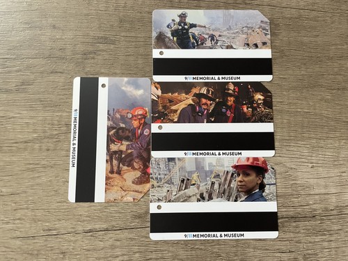 NYC 911 GLADE Set Metrocard New York NYC 9/11 Memorial Memorial Museum ...