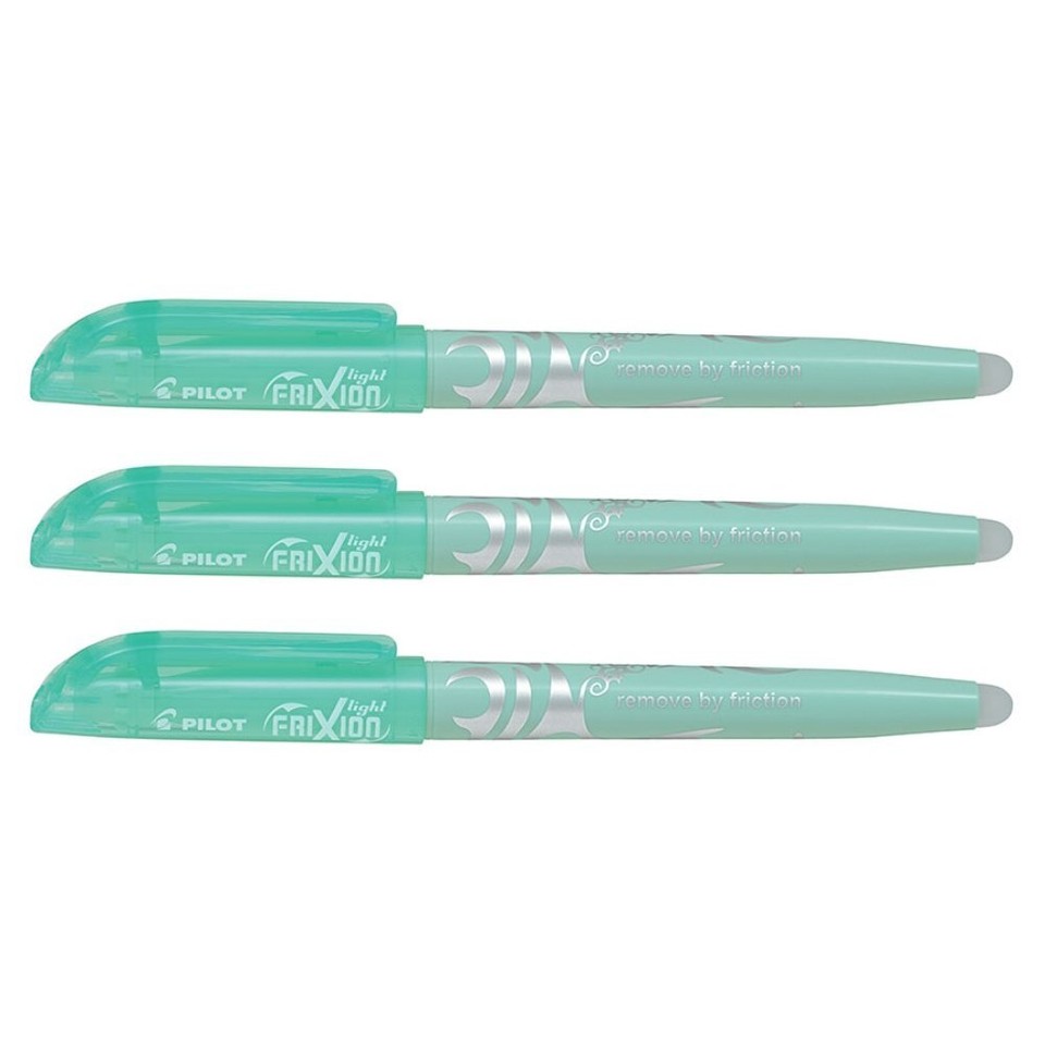 Pilot Frixion Light Pastel Green Set of 3 | eBay