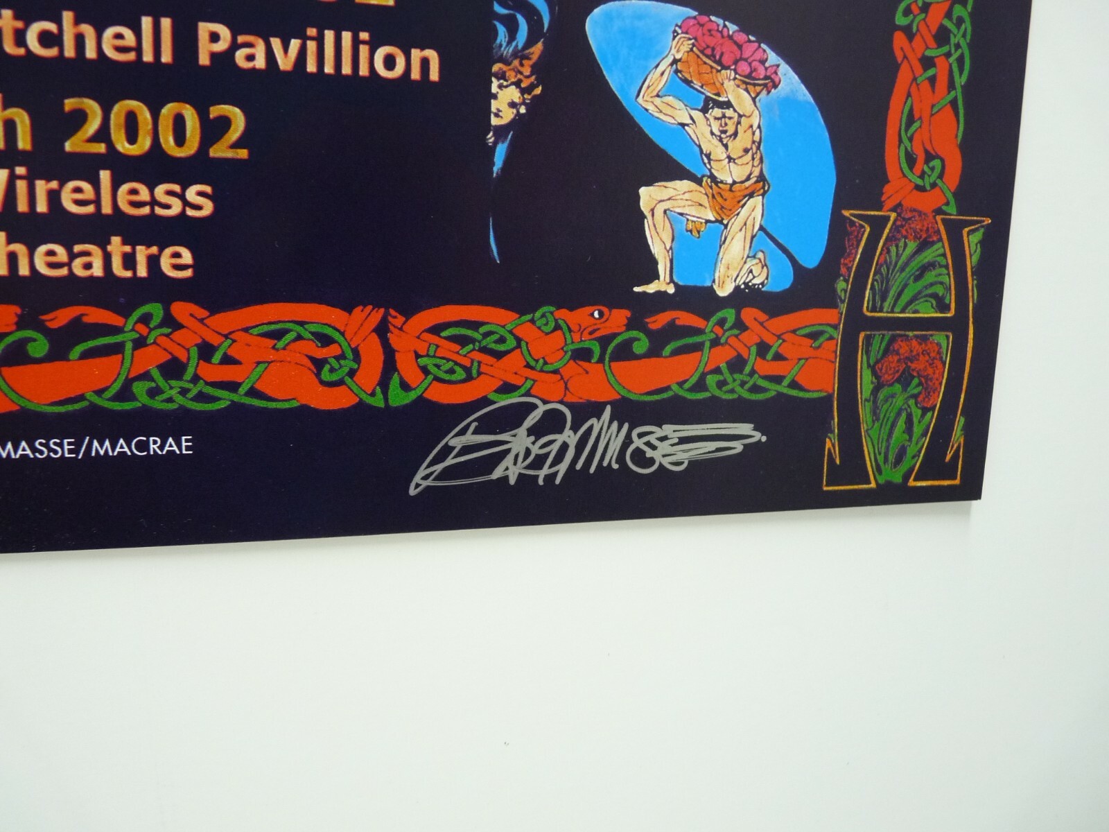 RUSH Lithograph Art Poster 2002 BAS Guaranteed Signed by Lee Lifeson ...