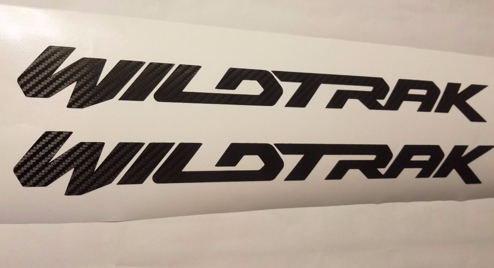 WILDTRAK STICKER DECAL fiber carbon truck design SET | eBay