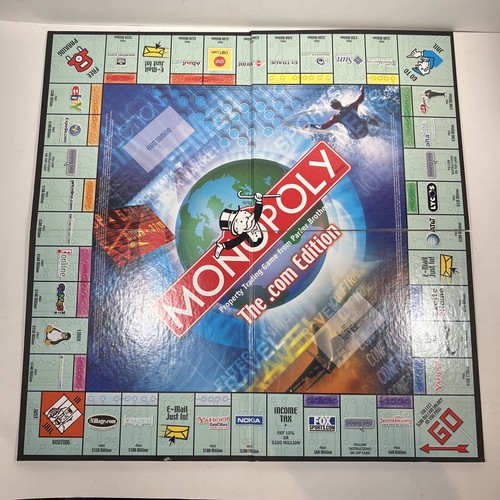 2000 The .Com Edition Monopoly dot Com edition - Game Board ONLY | eBay
