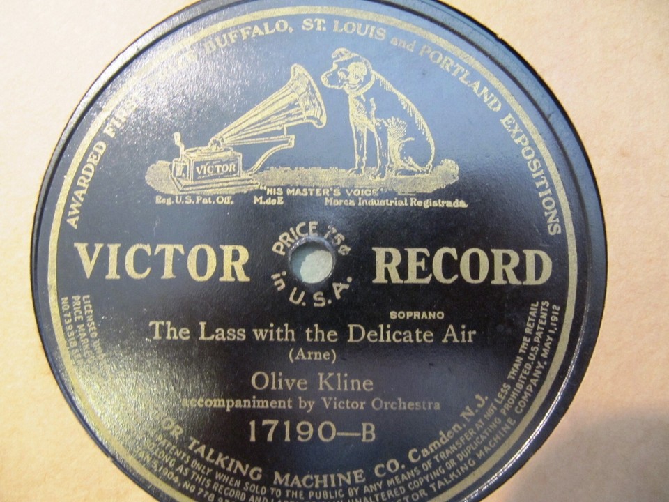 1912 ALAN TURNER Bar LONGFELLOW Arrow and Song / Olive Kline Lass with ...