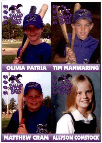 2002 Keene Swamp Bats Team Issue #25 Olivia Patria Tim Manwaring ...