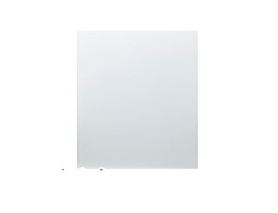 GoodHome Nashi White Glass effect Tempered glass Splashback, (H)800mm ...