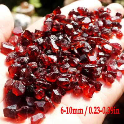 Quality 100g Wholesale Lots Natural Red Garnet Rough Top Gemstone ...