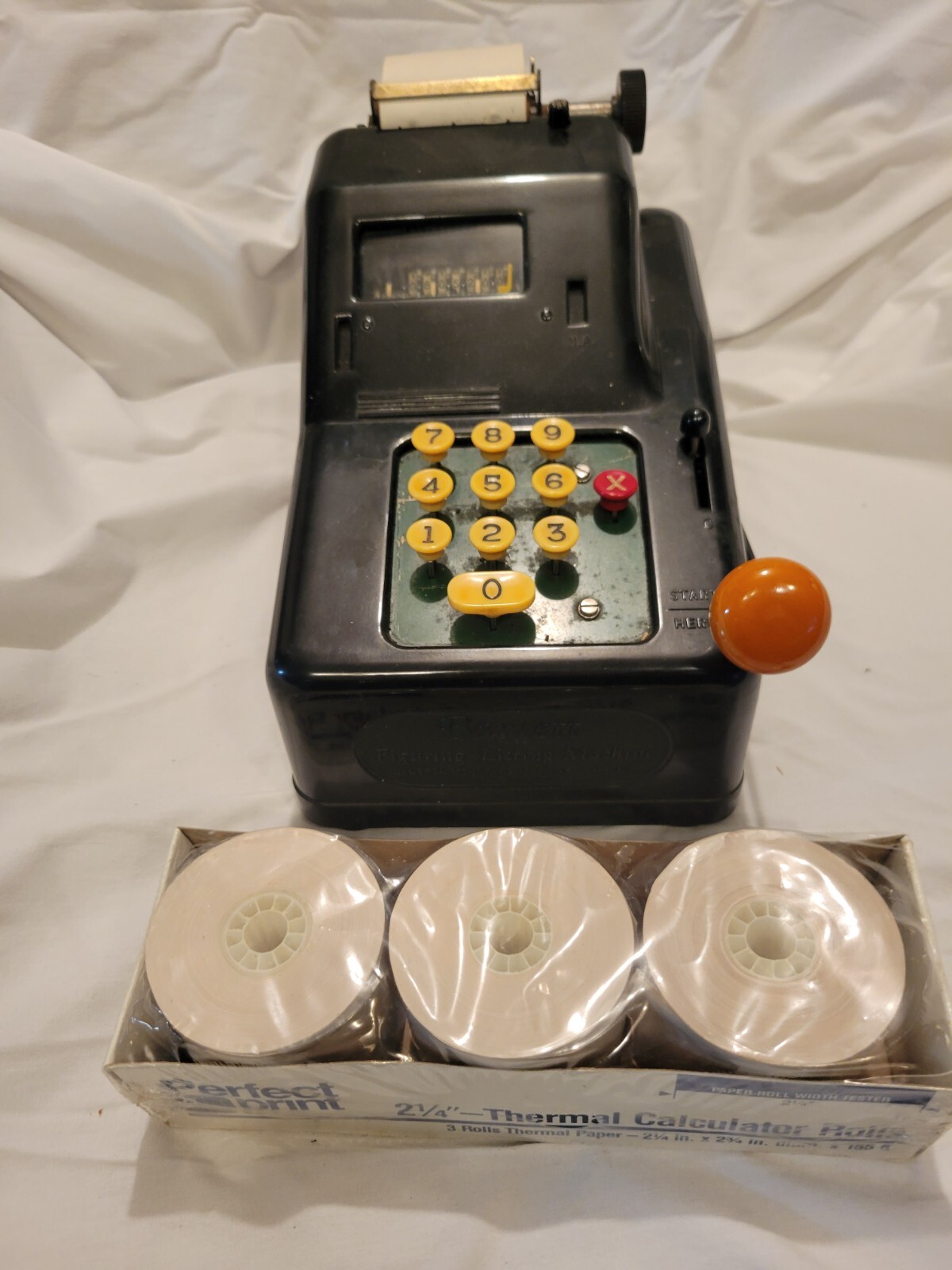 Vintage Barrett Figuring Listing Adding Machine | eBay