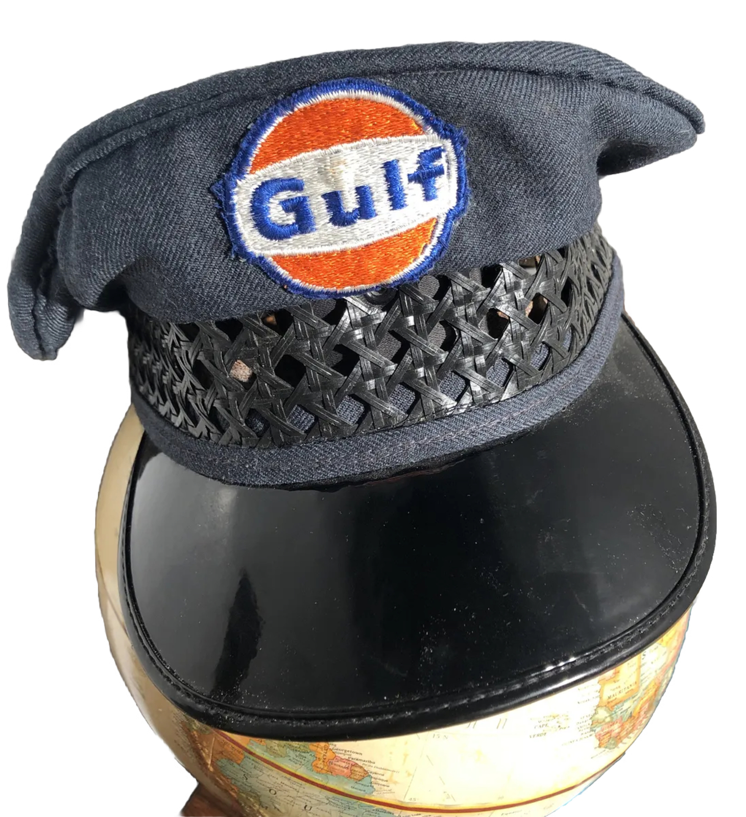 Vintage Collectible GULF Oil Service Gas Oil Station Uniform Hat Cap ...